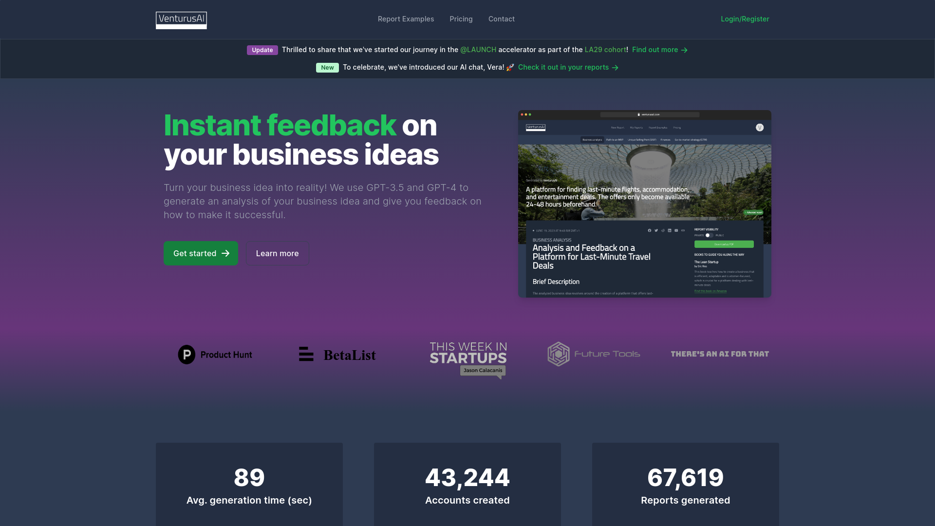 VenturusAI - Toolbook.ai