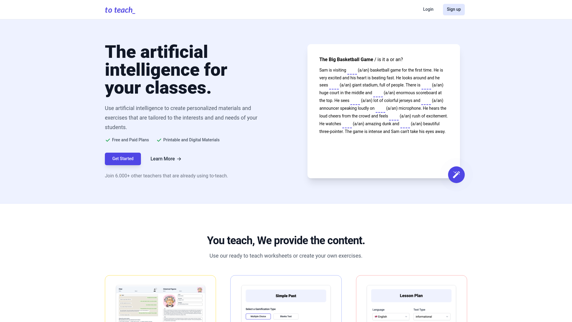 to teach - Toolbook.ai